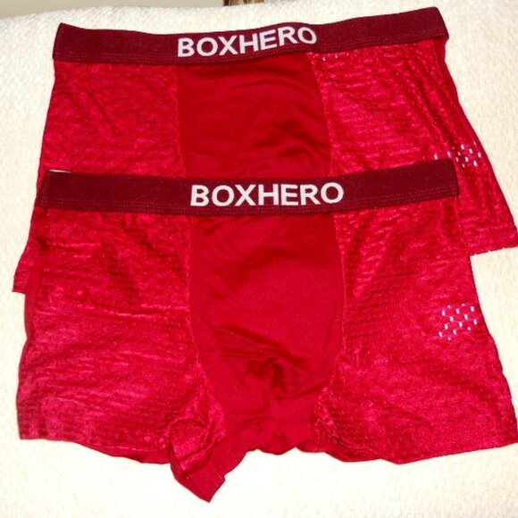 Box Hero | Underwear & Socks | New Box Hero M Maroon Red Boxer Briefs ...